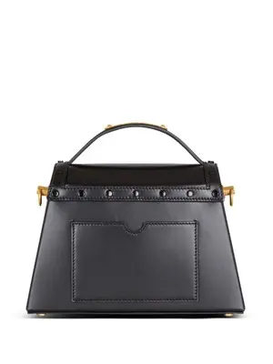 Balmain B-buzz Dynasty Leather Tote Bag - Black