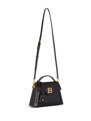 Balmain B-buzz Dynasty Leather Tote Bag - Black