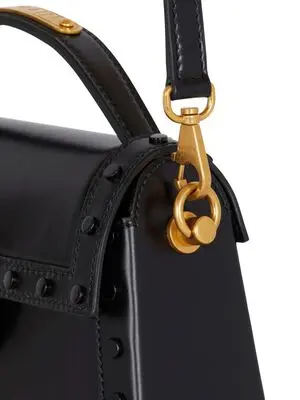 Balmain B-buzz Dynasty Leather Tote Bag - Black