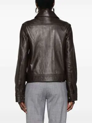 Coperni Appliqué Leather Jacket