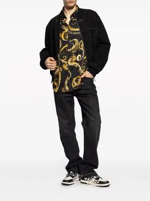 Versace Watercolor Couture-print Shirt