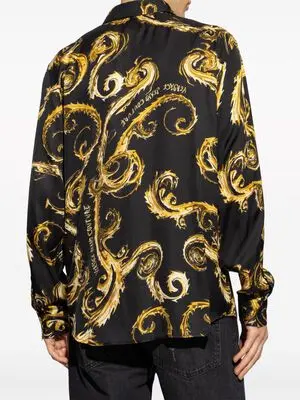 Versace Watercolor Couture-print Shirt