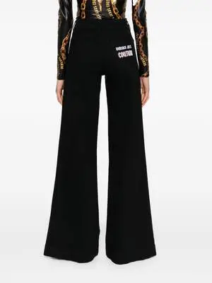 Versace High-rise Wide-leg Jeans