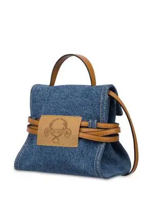 Moschino Tie Me Denim Tote