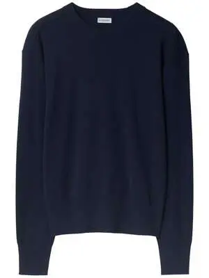 Burberry Fine-knit Wool Jumper - Blue