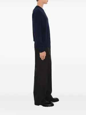 Burberry Fine-knit Wool Jumper - Blue