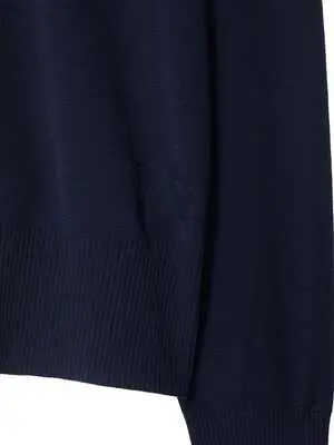 Burberry Fine-knit Wool Jumper - Blue
