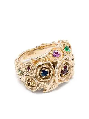 ROSES METALS 14kt Yellow Rose Ring - Gold