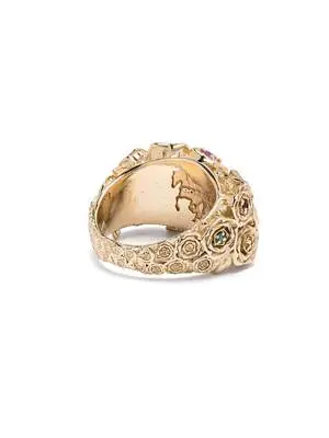 ROSES METALS 14kt Yellow Rose Ring