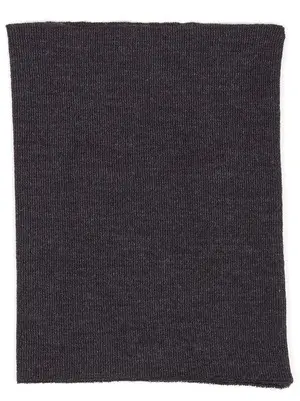 MAISON MARGIELA Four Stitch Wool Scarf - Grey