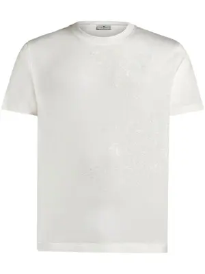 Etro Embroidered T-shirts For Men