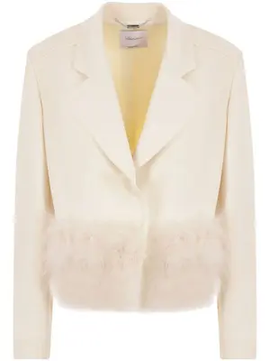 Blumarine Single-breasted Blazer - Neutrals