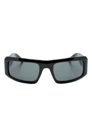 Palm Angels Kerman Rectangle-frame Sunglasses - Black