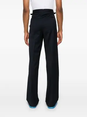 VIVIENNE WESTWOOD Mid-rise Tailored Trousers - Blue
