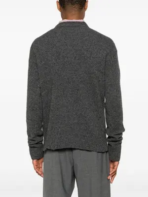 Marni Shetland Ripped-detail Jumper