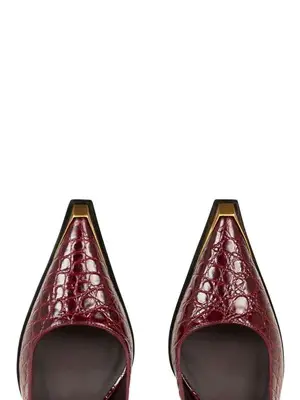 Etro Crocodile-embossed Pumps