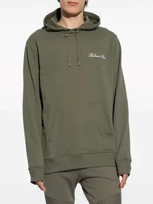 Balmain Logo-embroidered Hoodie