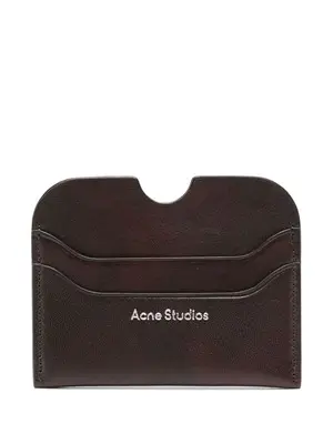 Acne Studios Logo-embossed Leather Wallet - Brown