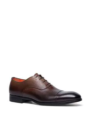 Santoni Gradient-effect Leather Oxford Shoes