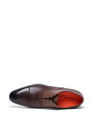 Santoni Gradient-effect Leather Oxford Shoes