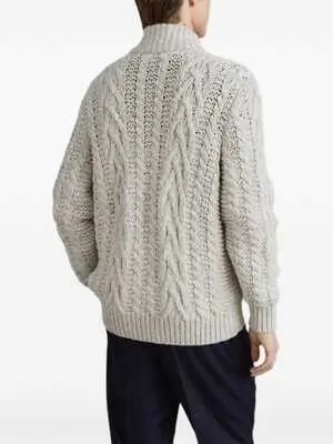 Brunello Cucinelli Cable-knit Zip-up Cardigan