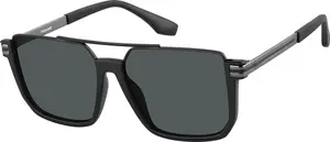 Zenni Aviator Full Rim Sunglasses Black