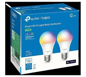 TP-LINK Tapo Tl135e Smart Wifi Multicolor Light Bulb 2-pack