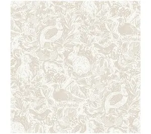 NUWALLPAPER Terrene Cream Peel And Stick Wallpa Per - One-color