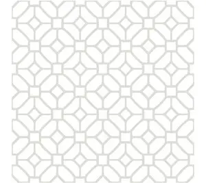 FLOORPOPS Lattice Peel And Stick Floor Tiles - One-color