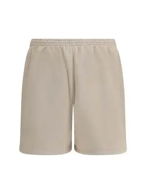 Balenciaga Cotton Sweatpants Bermuda Shorts - Beige