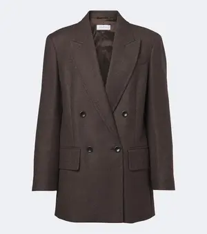 Max Mara Double-breasted Blazer - Brown