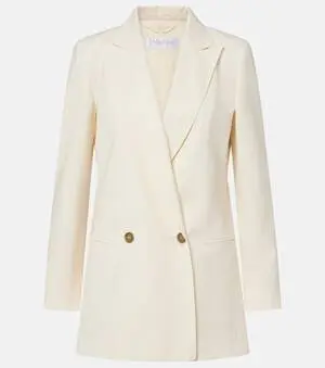 Max Mara Double-breasted Blazer - White