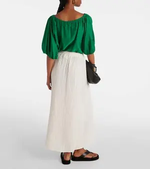 Velvet By Graham & Spencer Indy Cotton Maxi Skirt