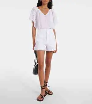 Velvet By Graham & Spencer Fallon Linen Shorts