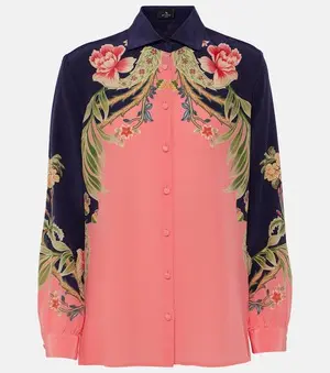 Etro Printed Silk Shirt