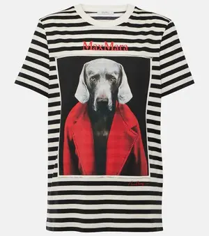 Max Mara Printed Cotton Jersey T-shirt - Multicoloured