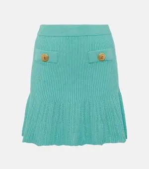 Balmain Knitted Miniskirt