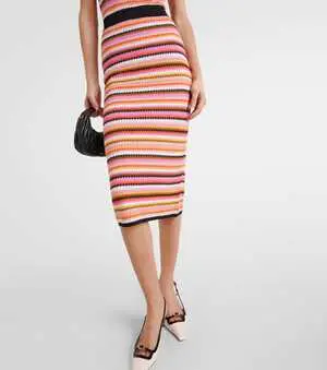Missoni Cotton-blend Midi Skirt