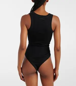 Jacquemus Le Body Gros Grain Cotton Bodysuit