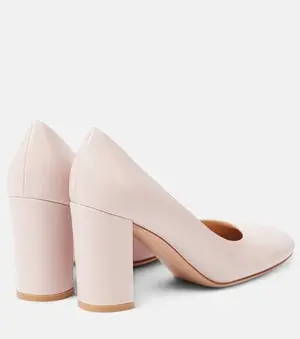 GIANVITO ROSSI 85 Leather Pumps - Pink