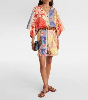 Etro Printed Oversized Shirt
