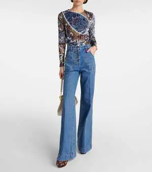Etro High-rise Flared Jeans
