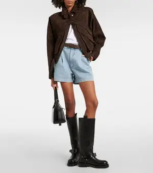 AGOLDE Becker Denim Shorts