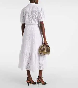 Velvet By Graham & Spencer Amelia Cotton Midi Skirt