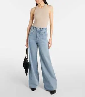 Isabel Marant Étoile Lemony Wide-leg Jeans - Blue