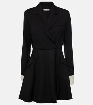 Max Mara Sella Virgin Wool Shirt Dress - Black