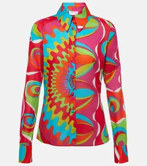 Emilio Pucci Bersaglio Cotton Shirt - Multicoloured