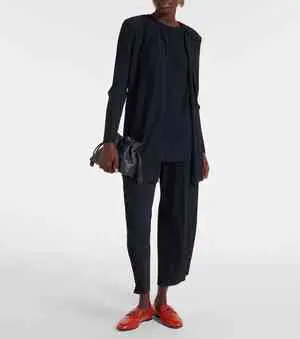 Max Mara Cambusa Pleated Top - Blue