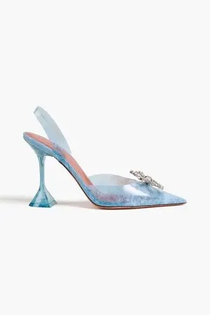 Amina Muaddi Embellished Pumps For Women