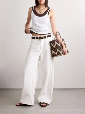 Sea Elena High-rise Wide-leg Jeans